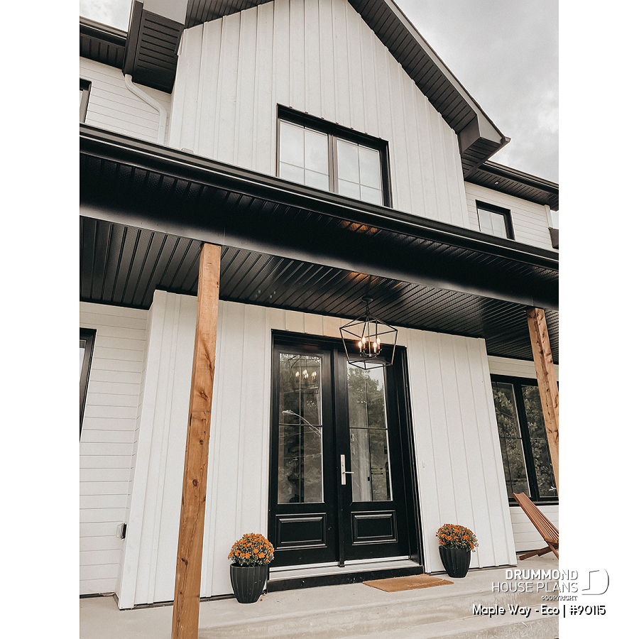 House plan 3 bedrooms, 2 bathrooms, garage, 90115 | Drummond House Plans